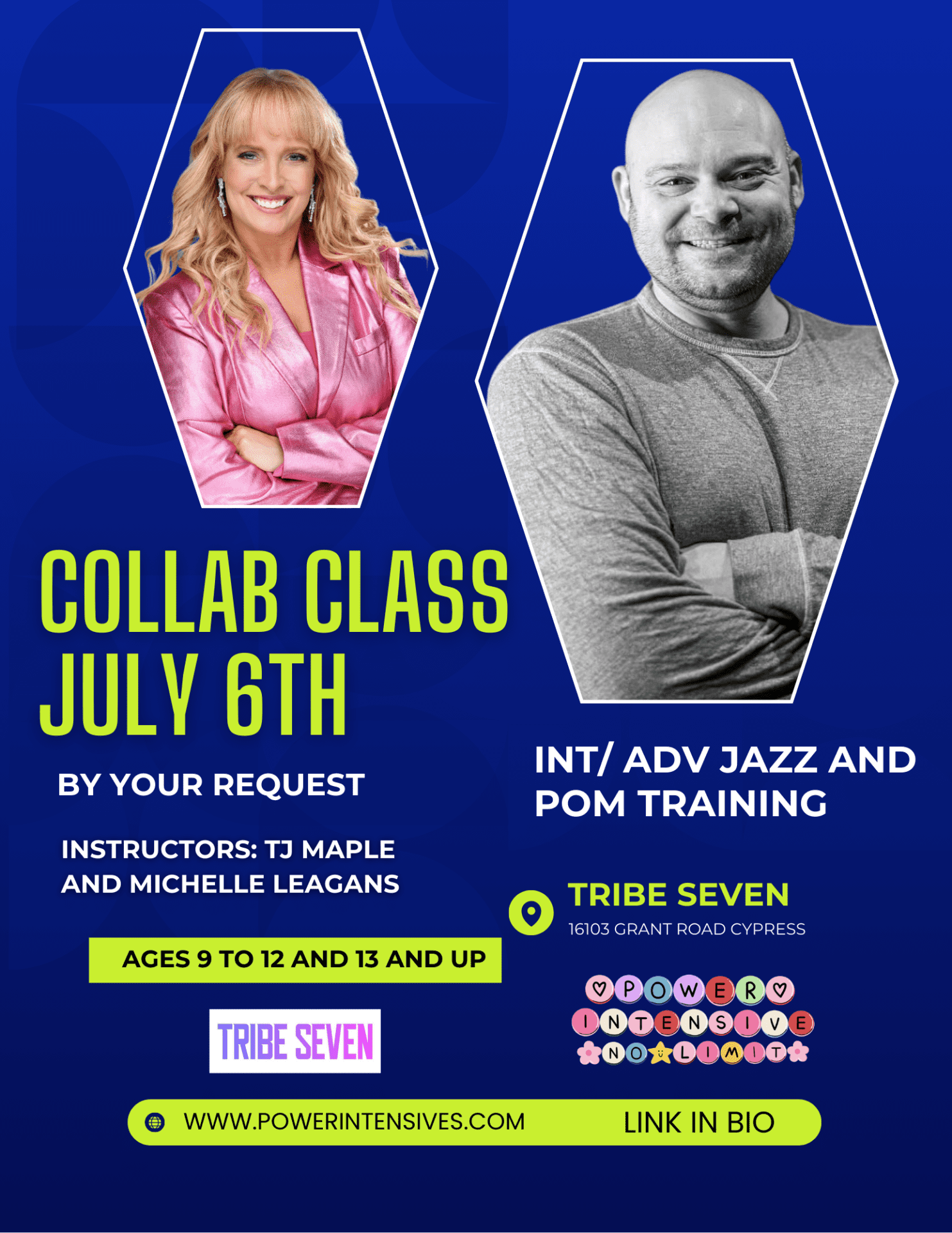 Intensives & Classes - Michelle Leagans Power Intensives